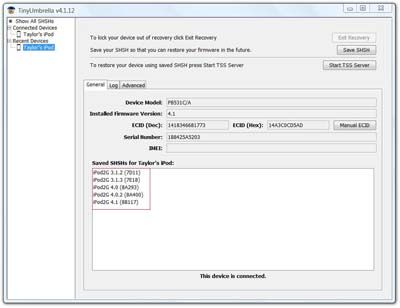 TinyUmbrella permettra de restaurer sans iTunes - iPhoneSoft