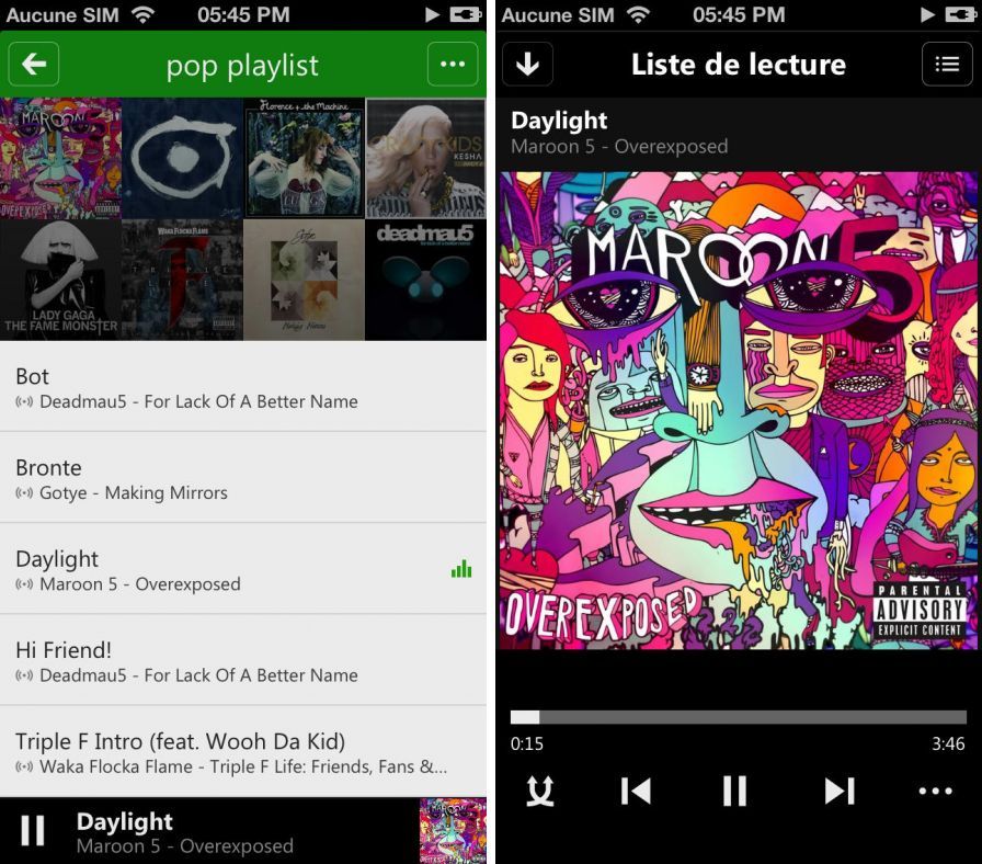 Xbox Music disponible sur App Store (Xbox Music Pass requis) - iPhoneSoft